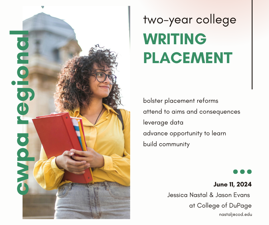 Event: Two-Year College Writing Placement: CWPA Regional, June 11, 2024 ...